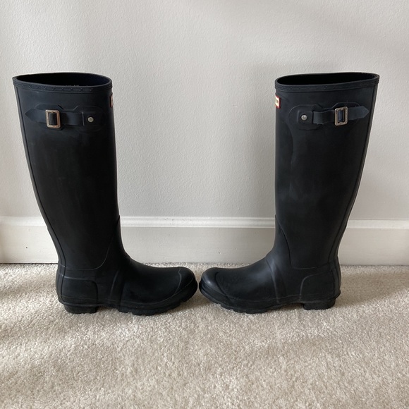 Hunter | Shoes | Original Tall Black Hunter Boots | Poshmark